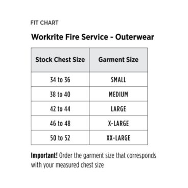 Workrite Relaxed Fit Wildland Jacket | Cal Fire Products - Cal Fire Gear
